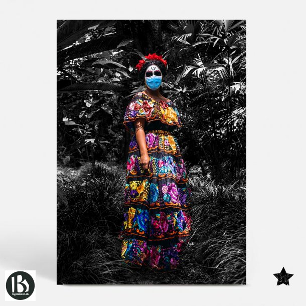 STAY HOME | Kunstplakat af artisten Onkel P.